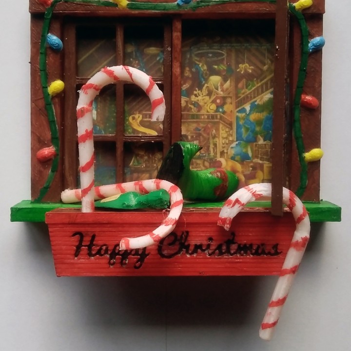 3D Printable Elf Window by Wayne Jordan