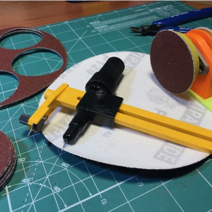 3D Printable Mini Disc Sander D50mm by Valera Perinski