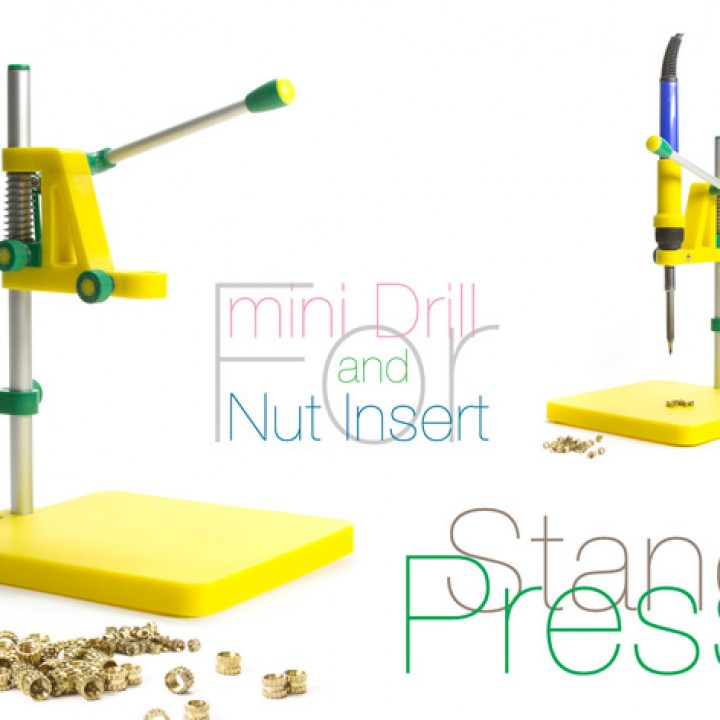 3D Printable Stand Press. 2 in 1 by Valera Perinski