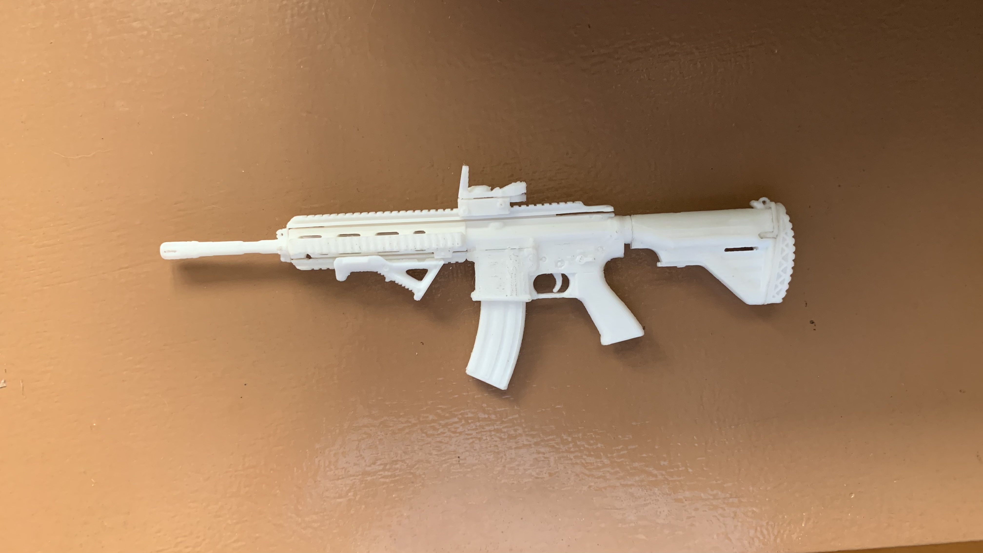 3D Printable Red Dot Sight & Angled Foregrip 1/4 Scale by Sky Ha