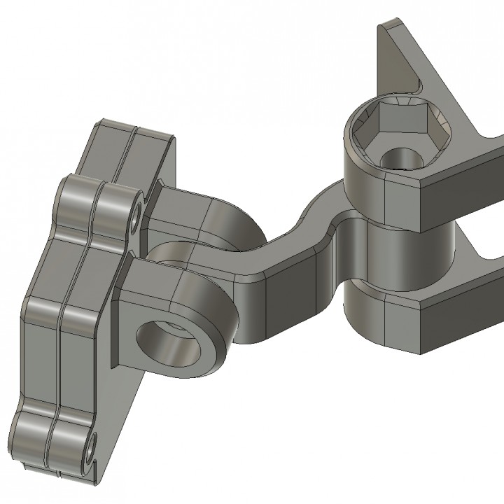 3D Printable Raspberry Pi Camera V2 Articulated Mount by Nathan Whitchurch