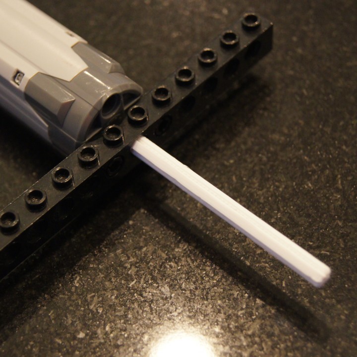 3D Printable Lego Technic 9L Axle - Part #60485 by Drew Pang