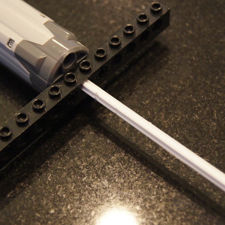 3D Printable Lego Technic 10.5L Axle by Drew Pang