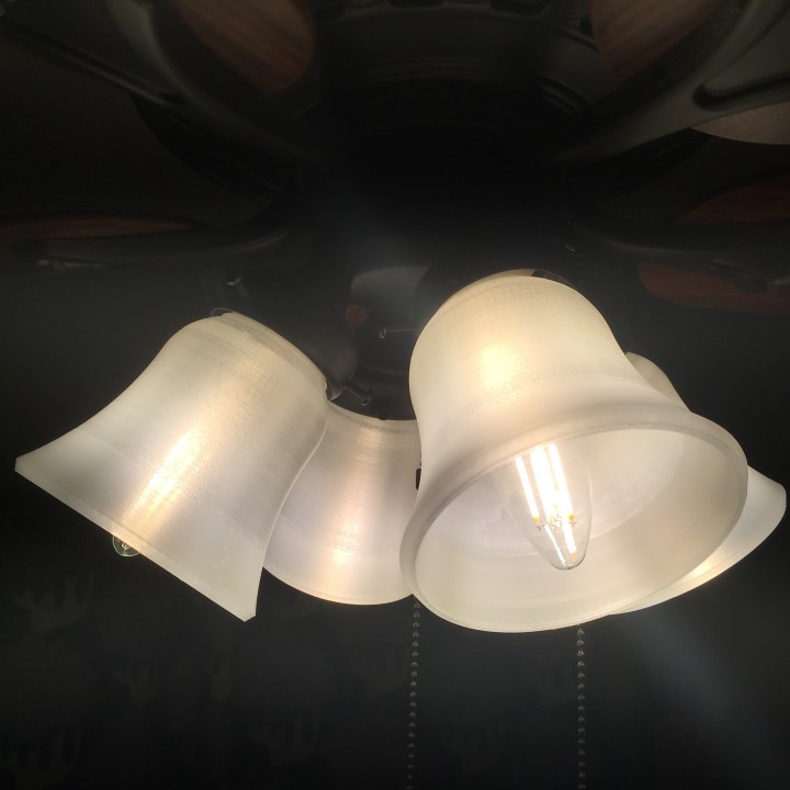 3D Printable Light Cover by James M. Drachenberg