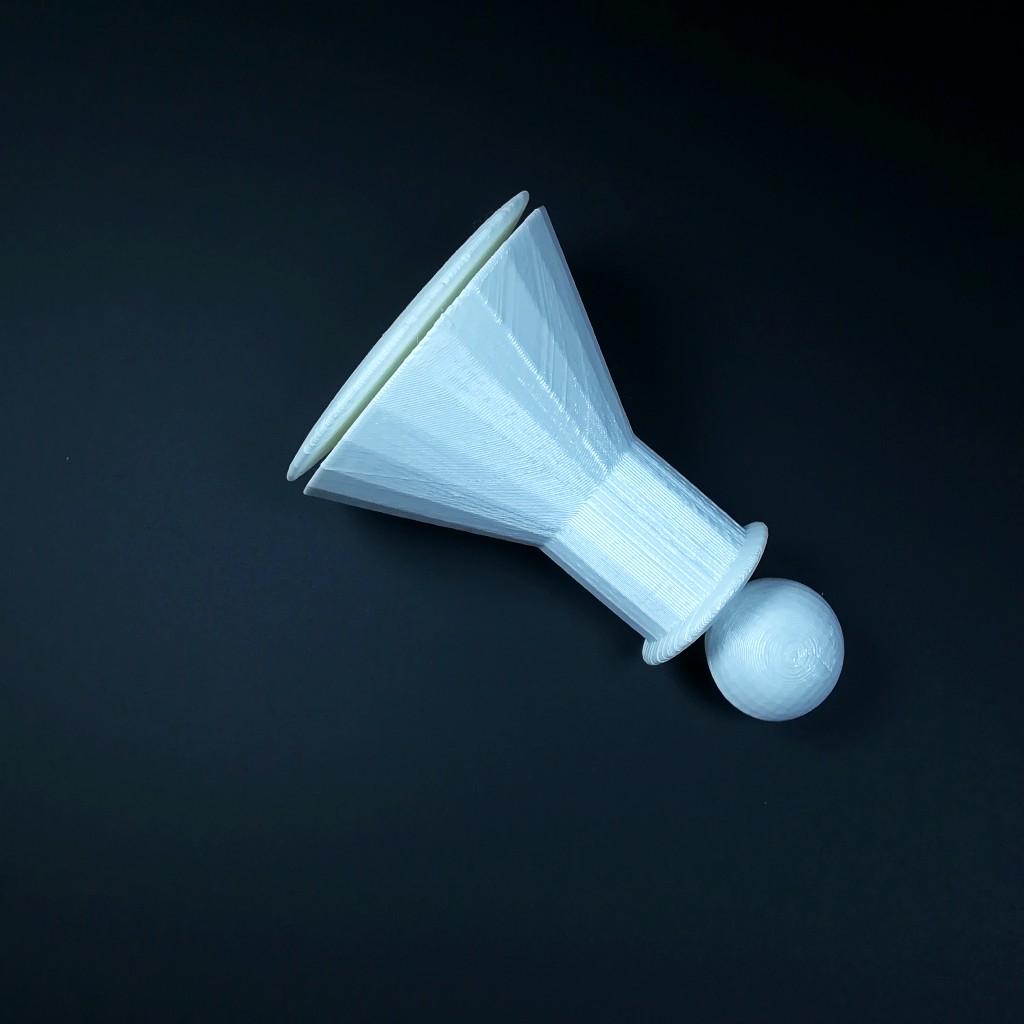 3D Printable Pawn Piece by Anne Rowsell