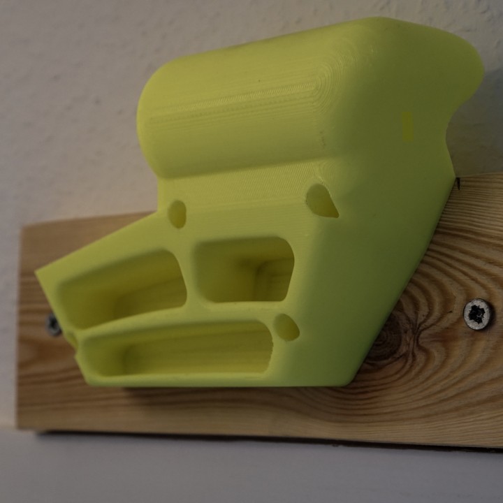 3D Printable Climbing Trainer Hangboard by David Klem