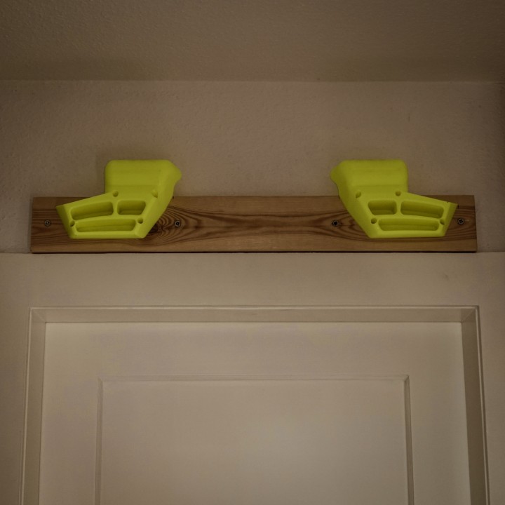 3D Printable Climbing Trainer Hangboard by David Klem