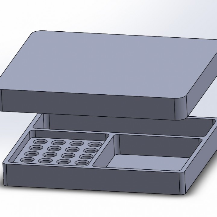 3D Printable nozzle tool box by moshe avraham