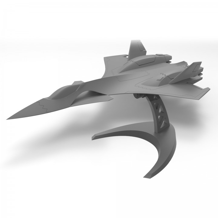 3D Printable Jet Fighter by JWoong