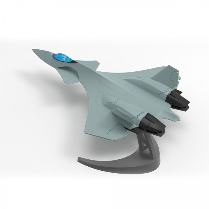 3D Printable Jet Fighter by JWoong