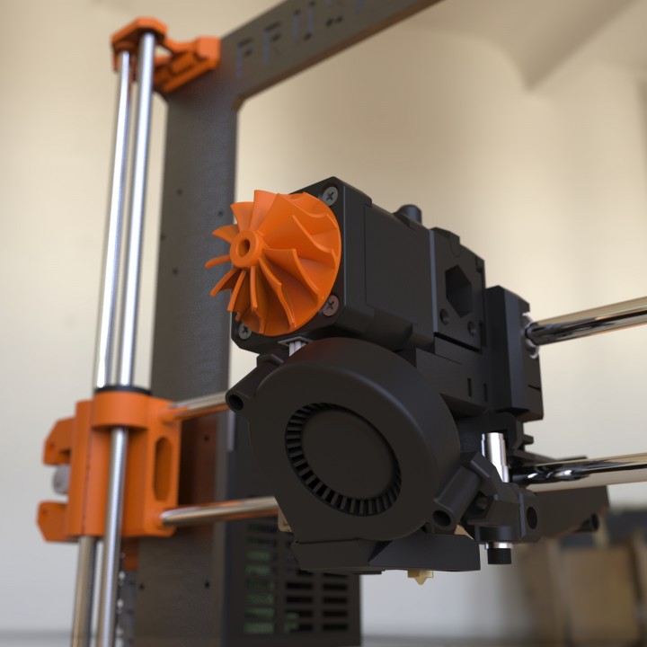 3D Printable impeller rotation indicator by Dennis Prijs