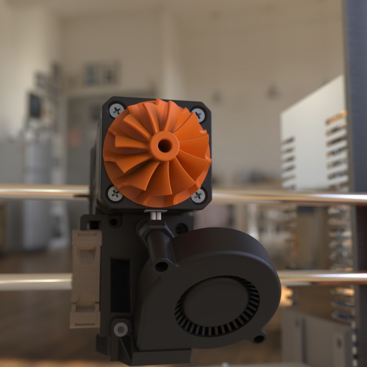 3D Printable impeller rotation indicator by Dennis Prijs
