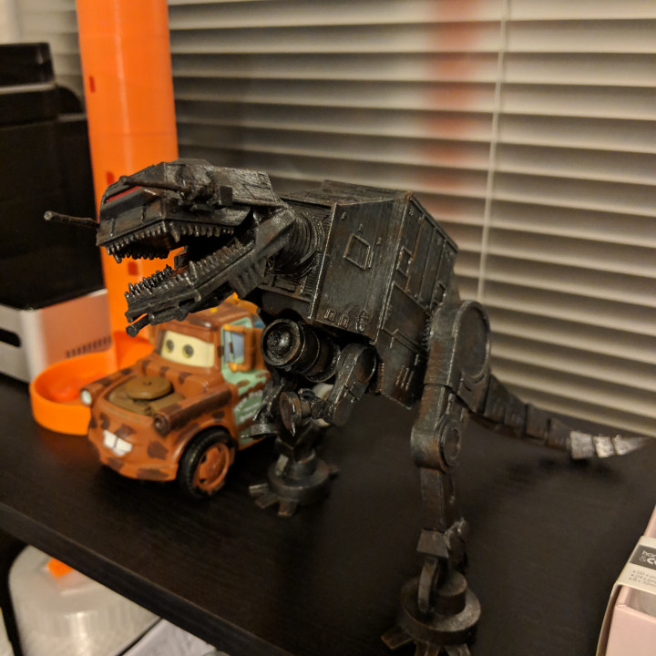 3D Print of AT-REX - Jurassic Wars by sbot
