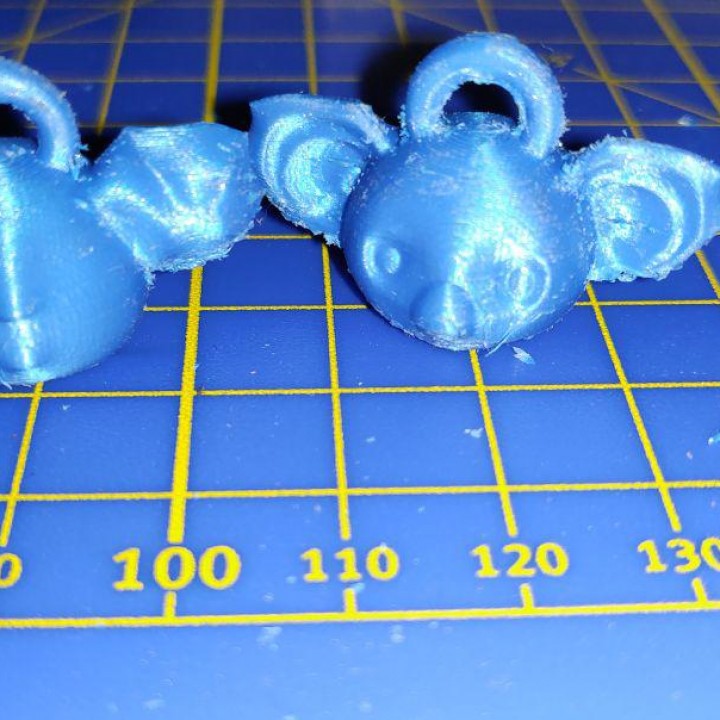 3D Printable Koala head keychain by Fabio Monticone