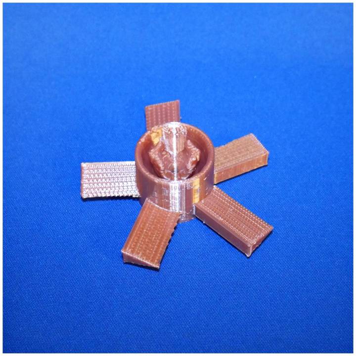 3D Printable 5-bladed Spinner by Zac