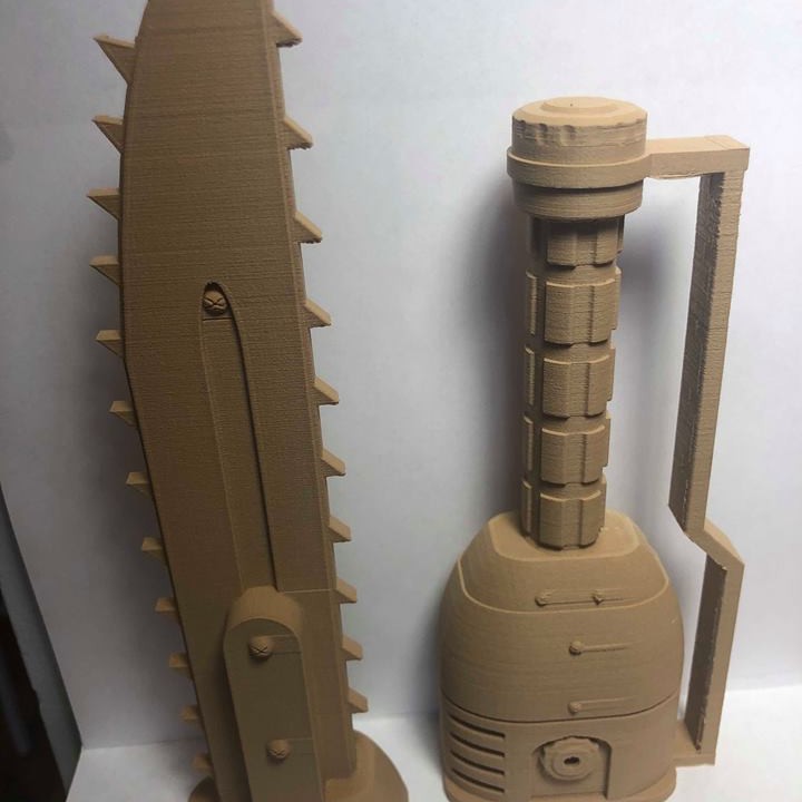 3D Printable Ripper - Fallout 3 by Bob Blanco
