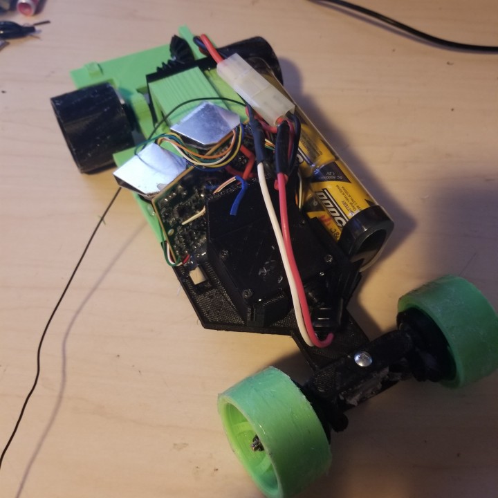 3D Printable RC Drift Car Prototype I by Wesley