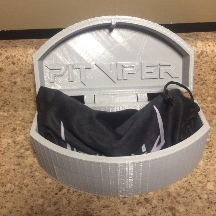 3D Printable Pit Viper Sunglasses Case by John Bailey