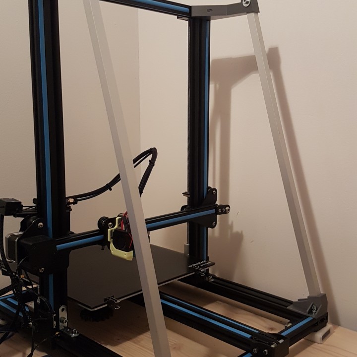 3D Printable CREALITY CR10S FRAME BRACKET (15X15 ALUMINUM BARS) by ...