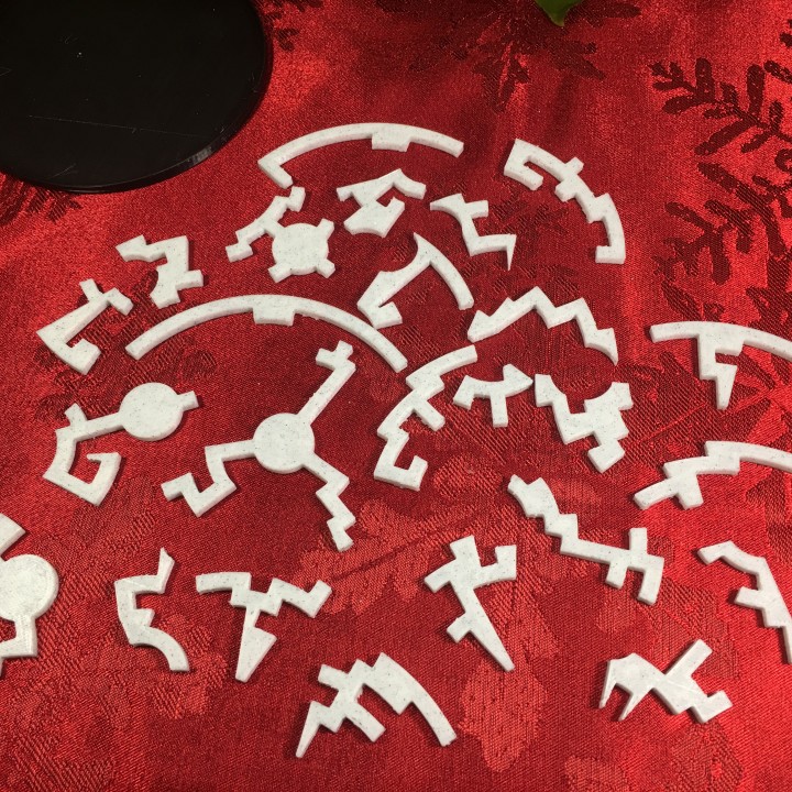 3D Printable Circle Puzzle 2-Pack by Jordan Dubois