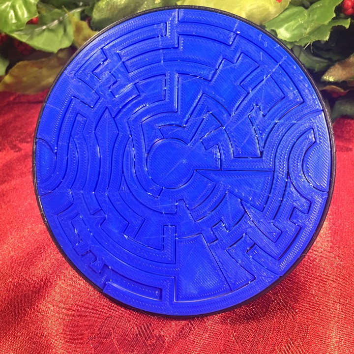 3D Printable Circle Puzzle 2-Pack by Jordan Dubois
