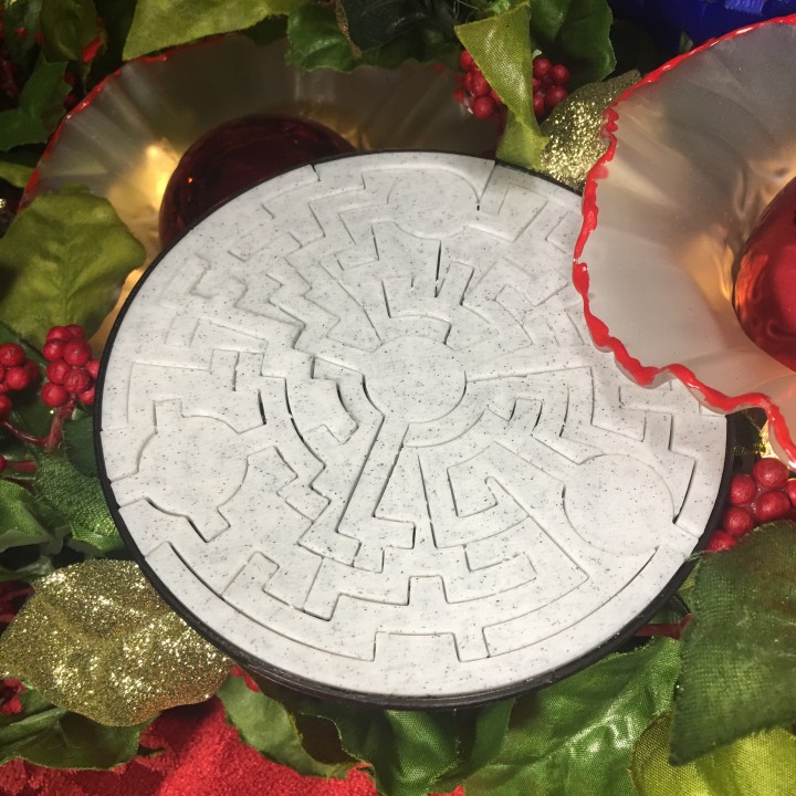 3D Printable Circle Puzzle 2-Pack by Jordan Dubois