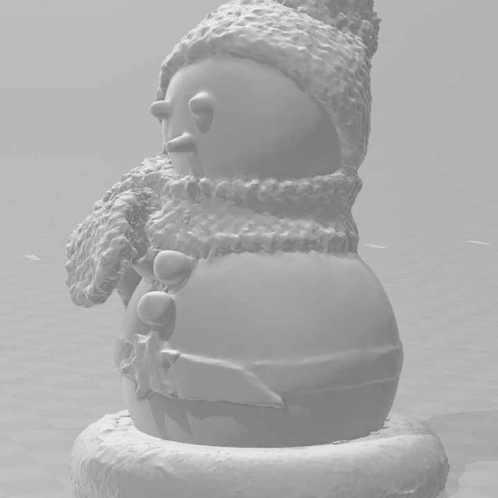 3D Printable Snowman (multicolor and shell to add light) by Sébastien Seb