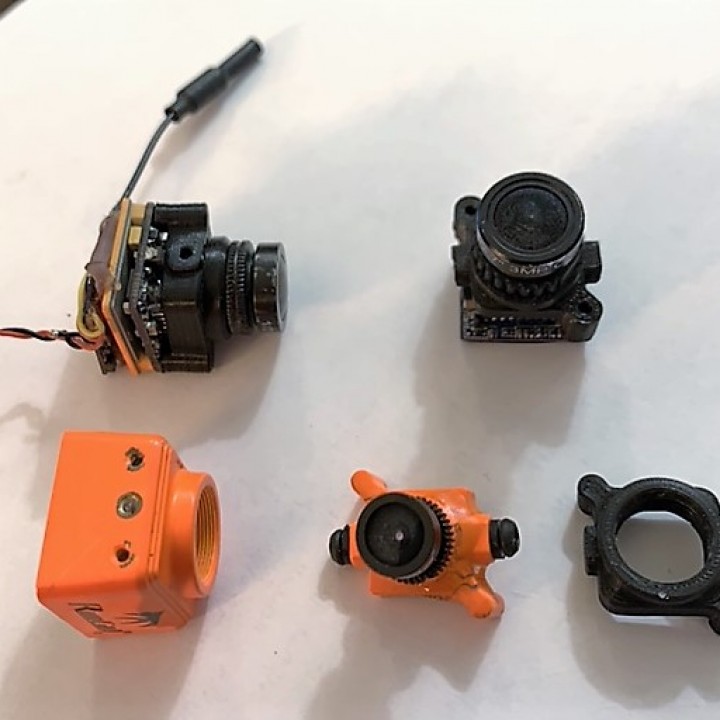 3D Printable Runcam Micro Swift Camera Body for Large 12mm Lens ...