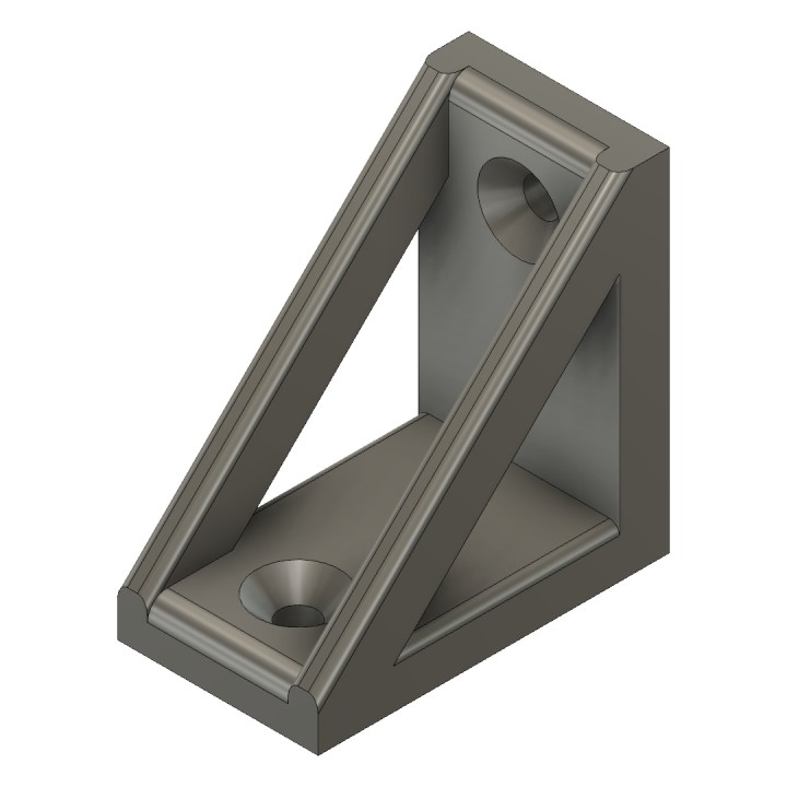 3D Printable 45 Deg plan support by Daniele Rapali