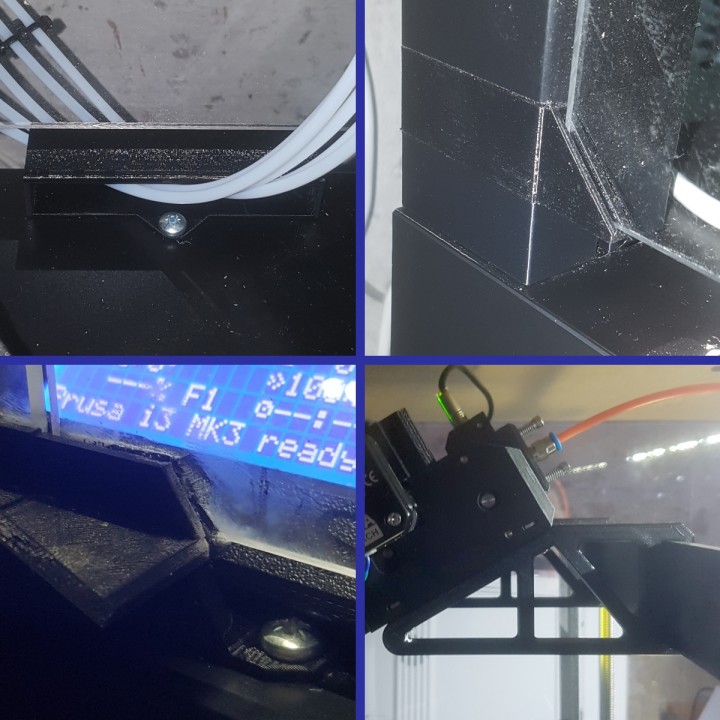 3D Printable MMU2 Upgrade for the (old) official Prusa LACK enclosure ...