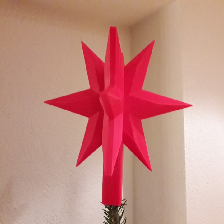 3D Printable Christmas tree star by Stephan Kling