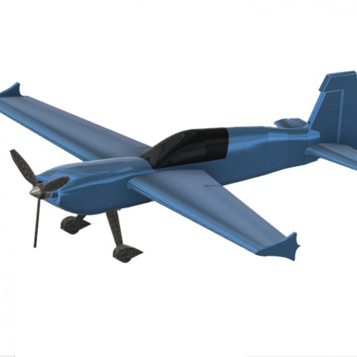 3D Printable Edge 540 by Zac Apelt