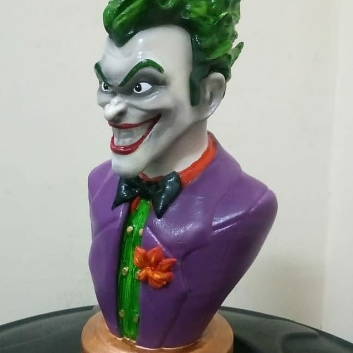 3D Print of Joker bust by PauloRicardoVarella