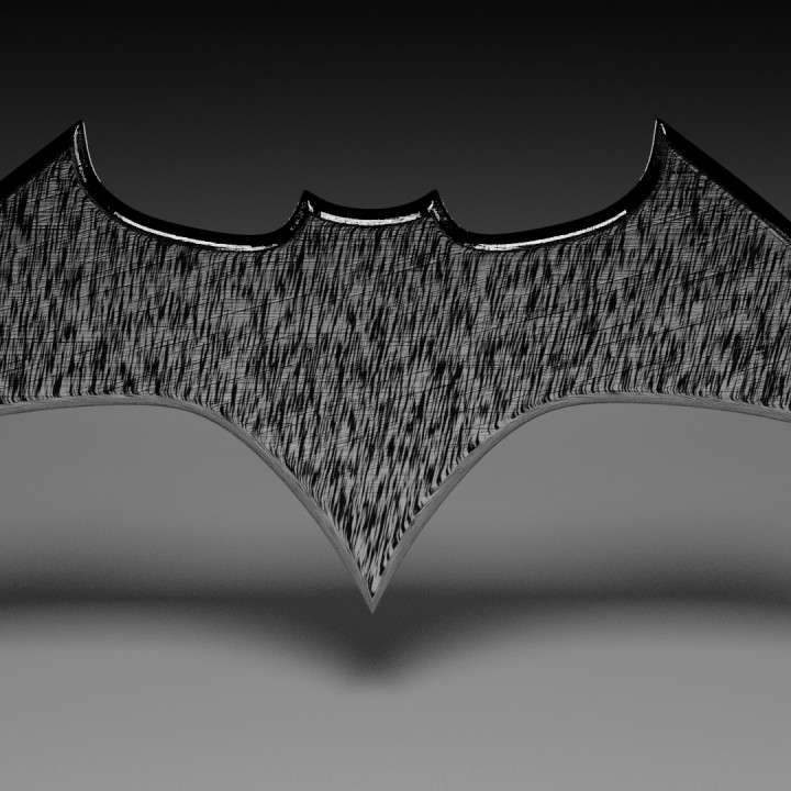 3D Printable Batarang by Kornei Sgibnev