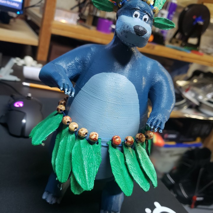 3D Printable Baloo by mathew Delapa