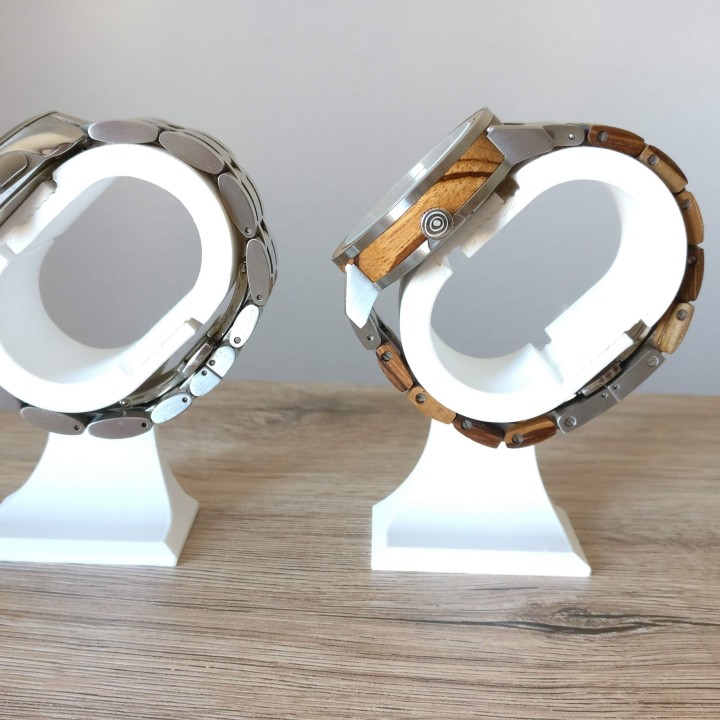 3D Printable Adjustable Watch Stand by Shift Happens