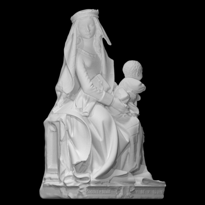 3D Printable Our Lady of Grace by Musée des Augustins