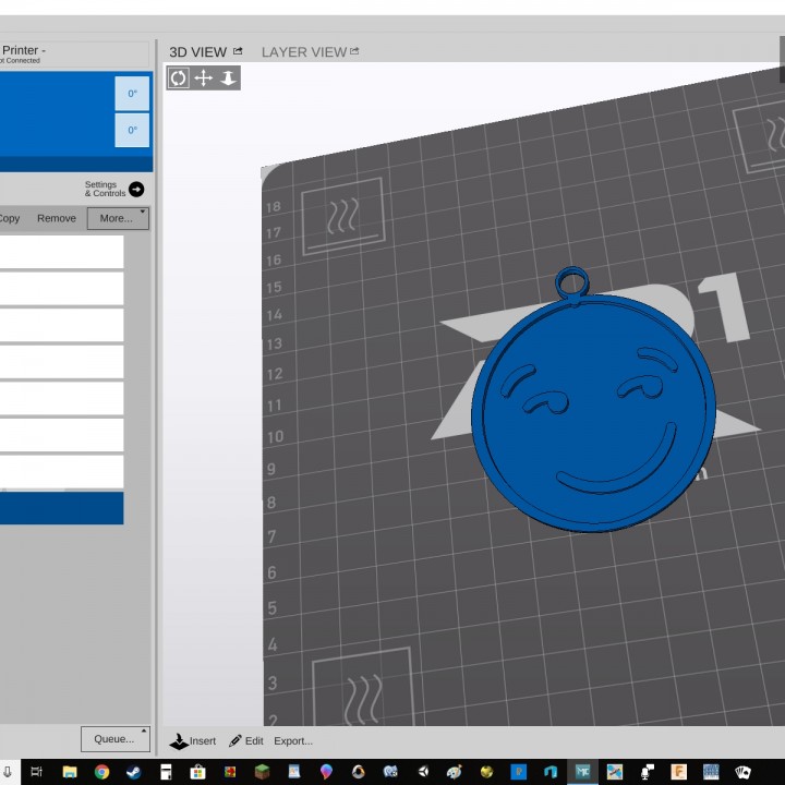 3D Printable Yah Right Emoji by Unicron