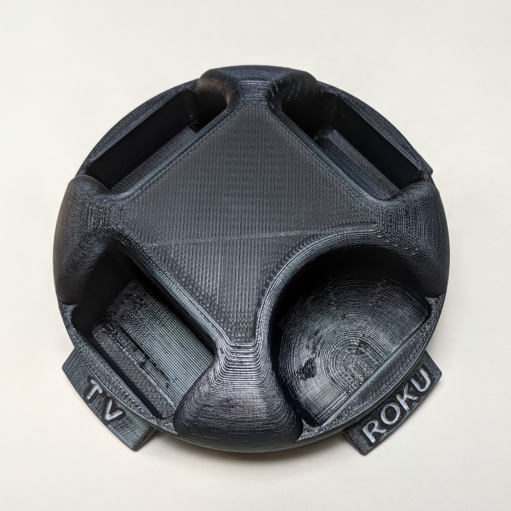 3D Printable AV Remote Cradle by William Hayden