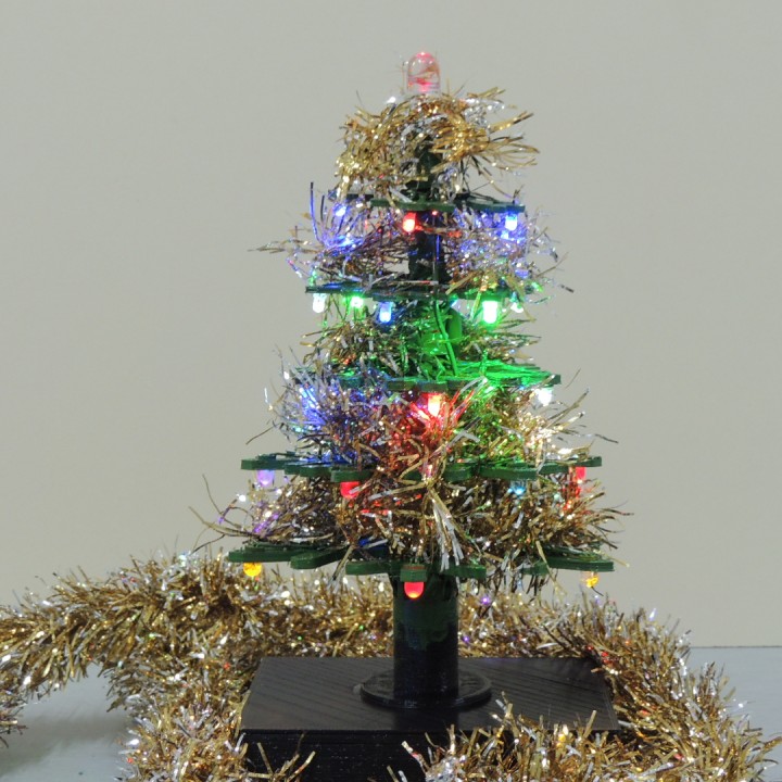 3D Printable 3D Printed Christmas Tree with Animations by Taner