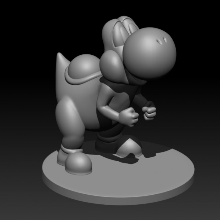 3D Printable Yoshi by Laura van Dalen