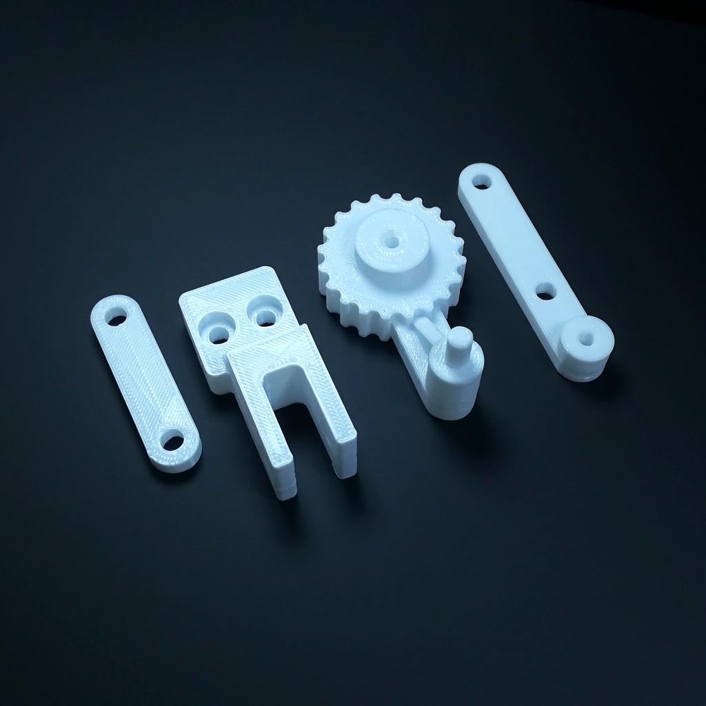 3D Printable FILAMENT GUIDE, EXTENDABLE by JP Jacobs