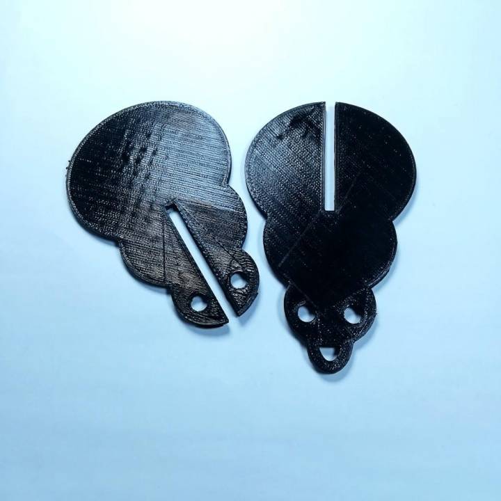 3D Printable Simple snowman decoration by Harry Lunt