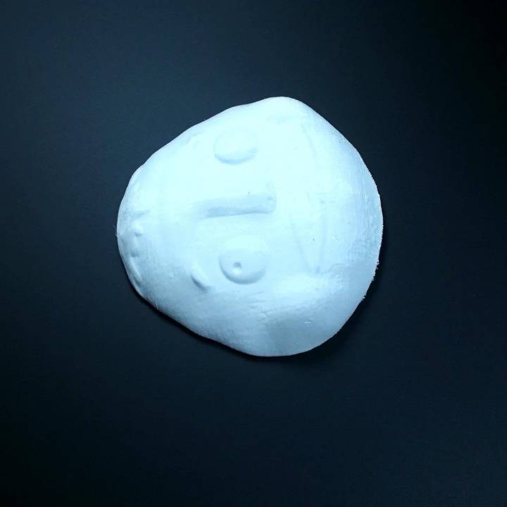 3D Printable Goron Mask by Pablo Garcia