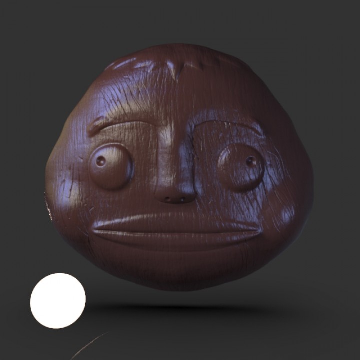 3D Printable Goron Mask by Pablo Garcia