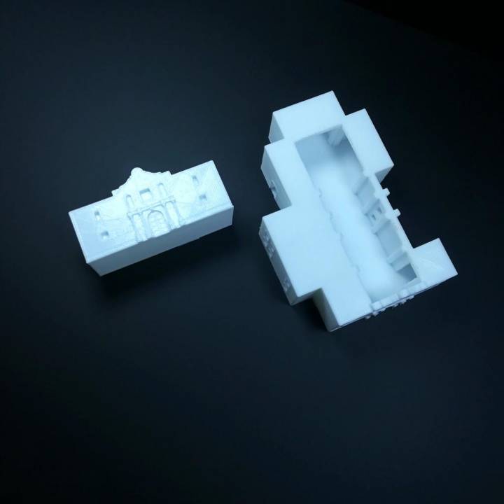 3D Printable Alamo by Kazys Domkus