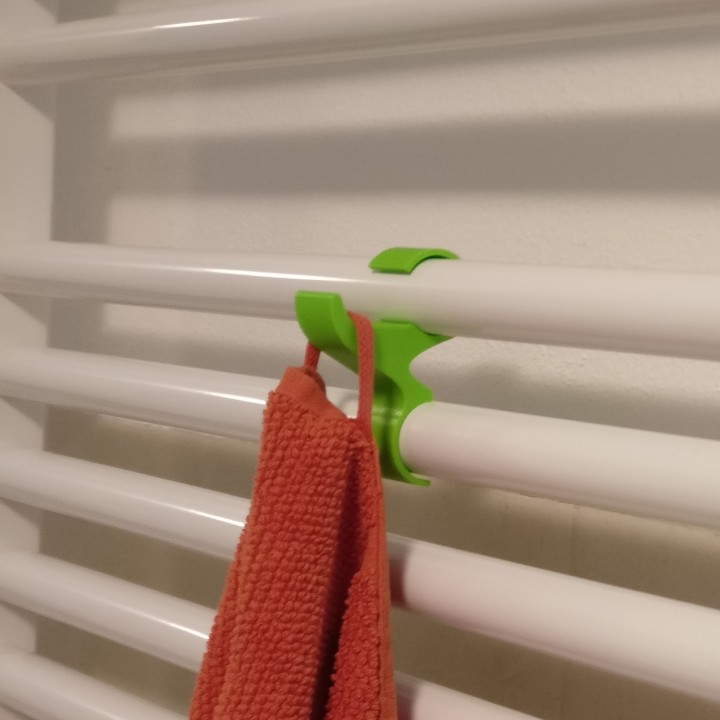 3D Printable Radiator Hook by Dimitri Papadopoulos