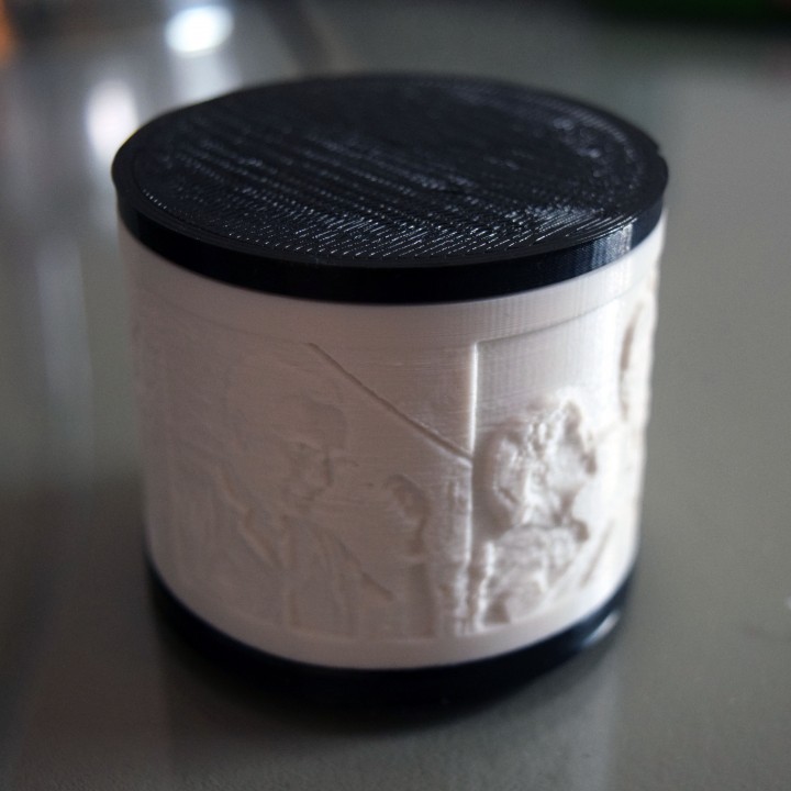 3D Printable Lithophane Display Art by Neil Sawhney