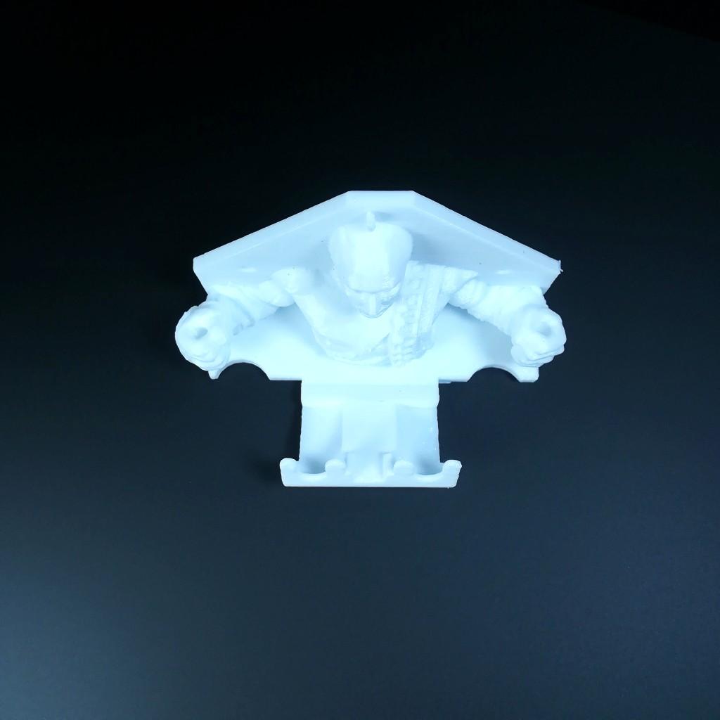 3D Printable HUTINPlayStation 4 (PS4) Controller Wall Mounts by peter