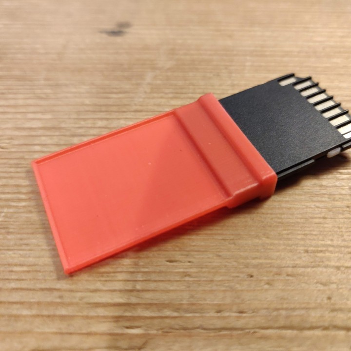 3D Printable SD card label by Jens Dittmar